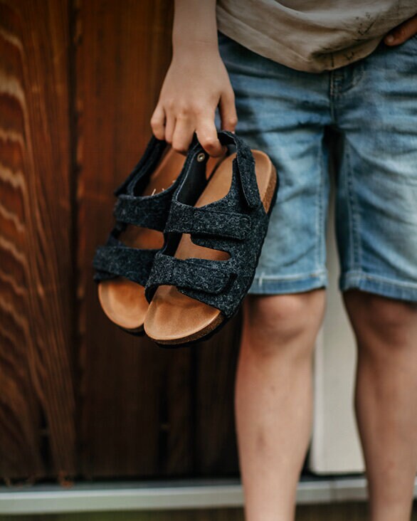 Barn skor & Barn sandaler i ull